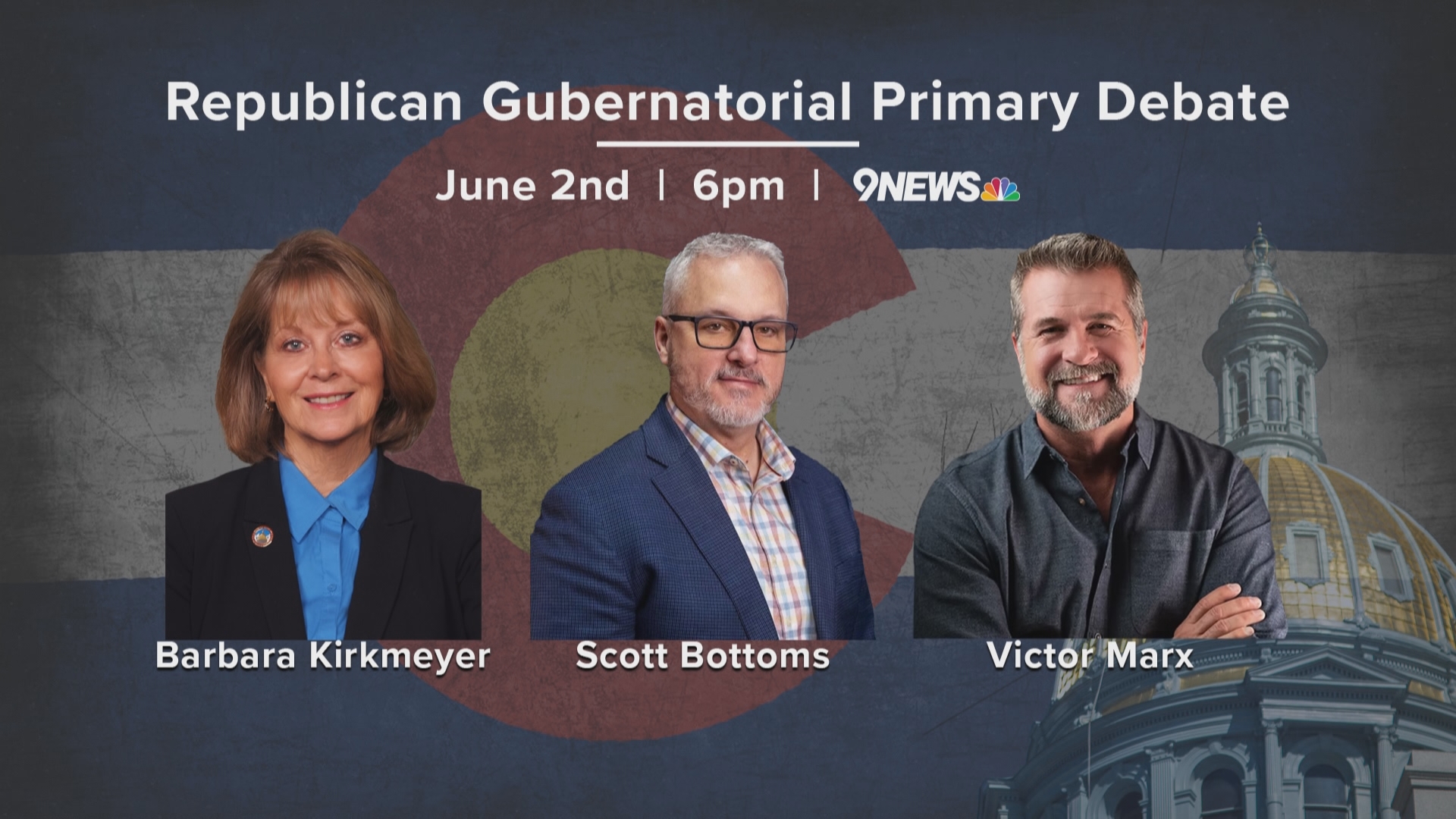 GOP governor candidates set to debate Tuesday on 9NEWS