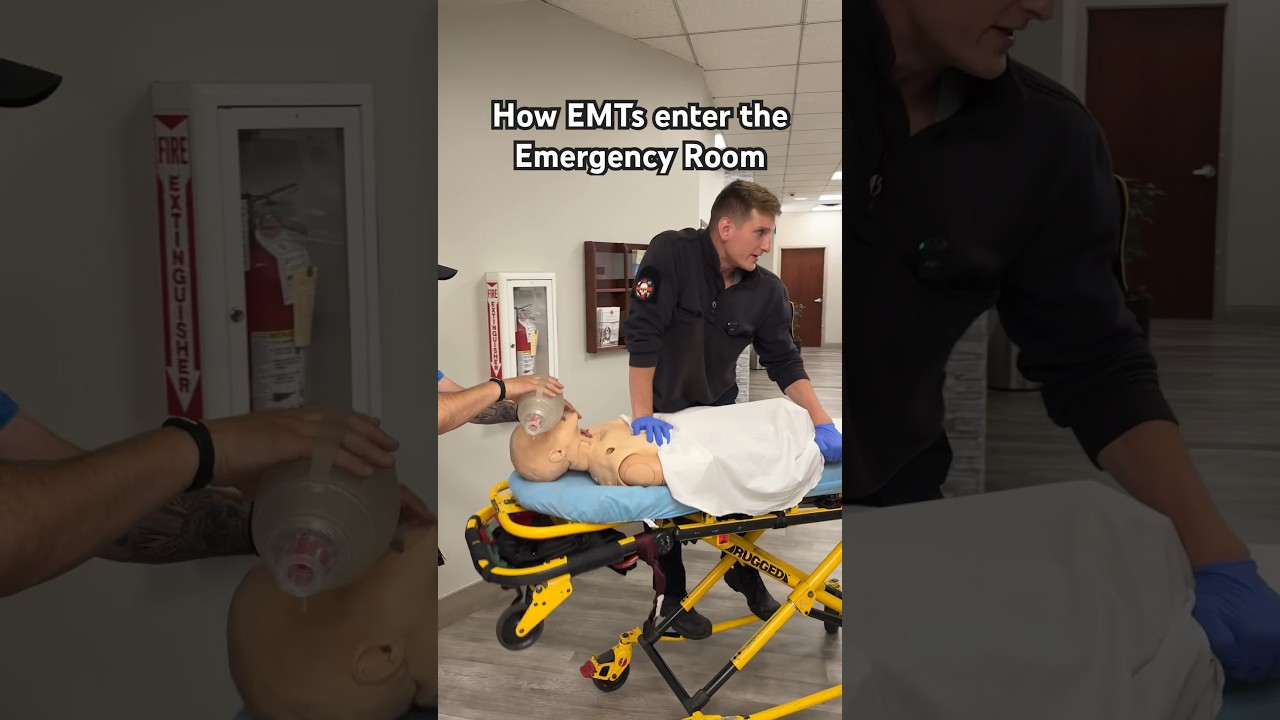 How EMTs enter the emergency room