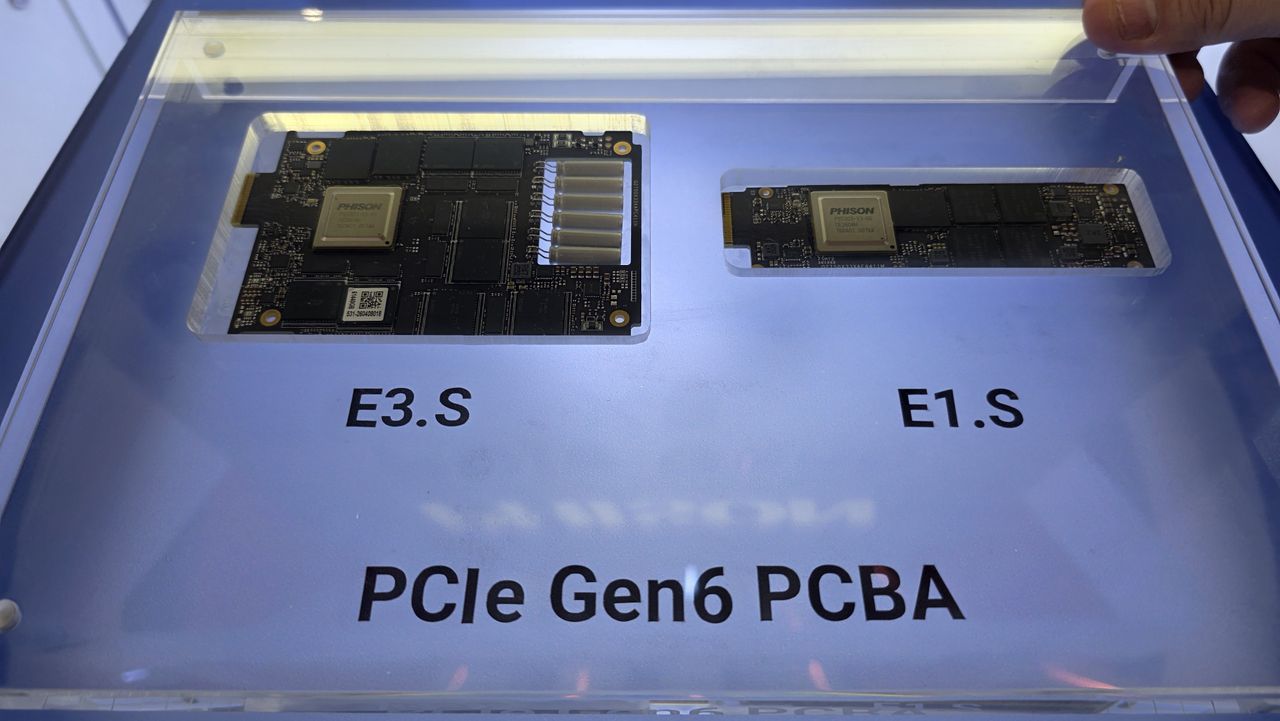 Phison shows PCIe 6.0 X3 SSD controller with 28 GB/s of bandwidth and 6 ...