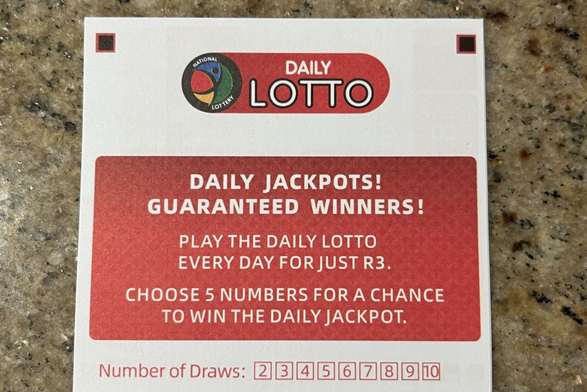 The Daily Lotto results for Wednesday, 3 June 2026