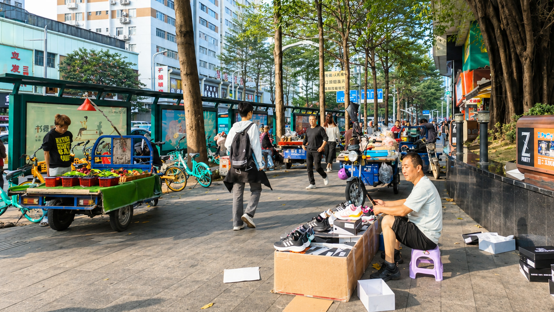 Small businesses and dense communities drive everyday activity here