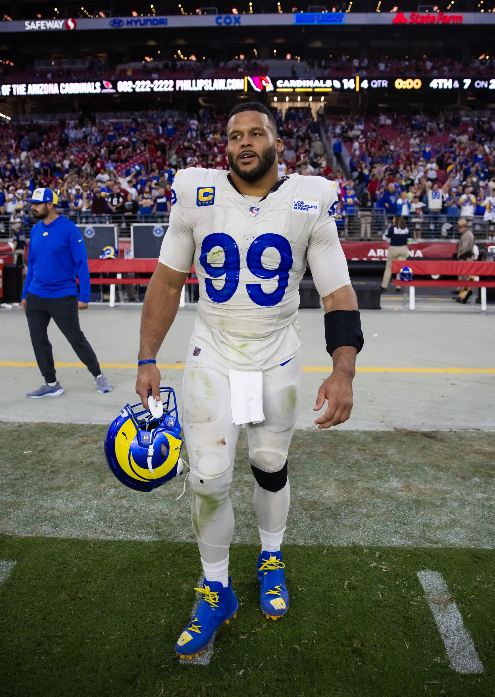 [Video] Aaron Donald hints at NFL return to team up with Myles Garrett ...