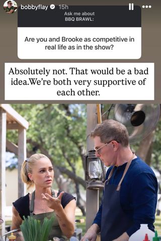 Bobby Flay reveals whether he and Brooke Williamson are as competitive ...