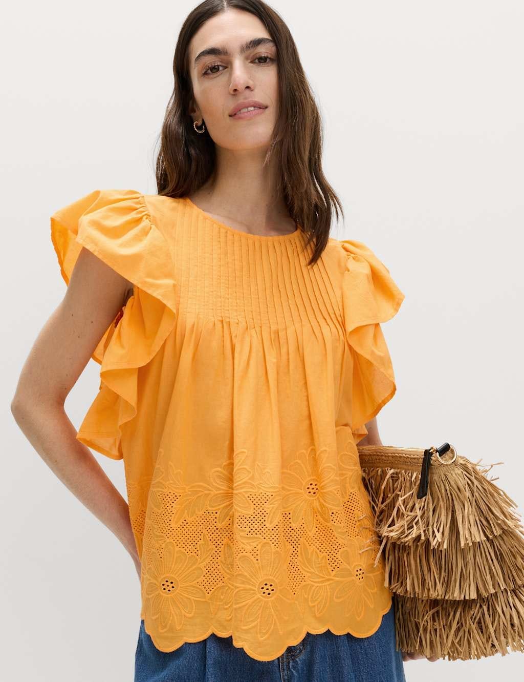 Broderie anglaise blouses are a chic, easy way to look stylish this ...
