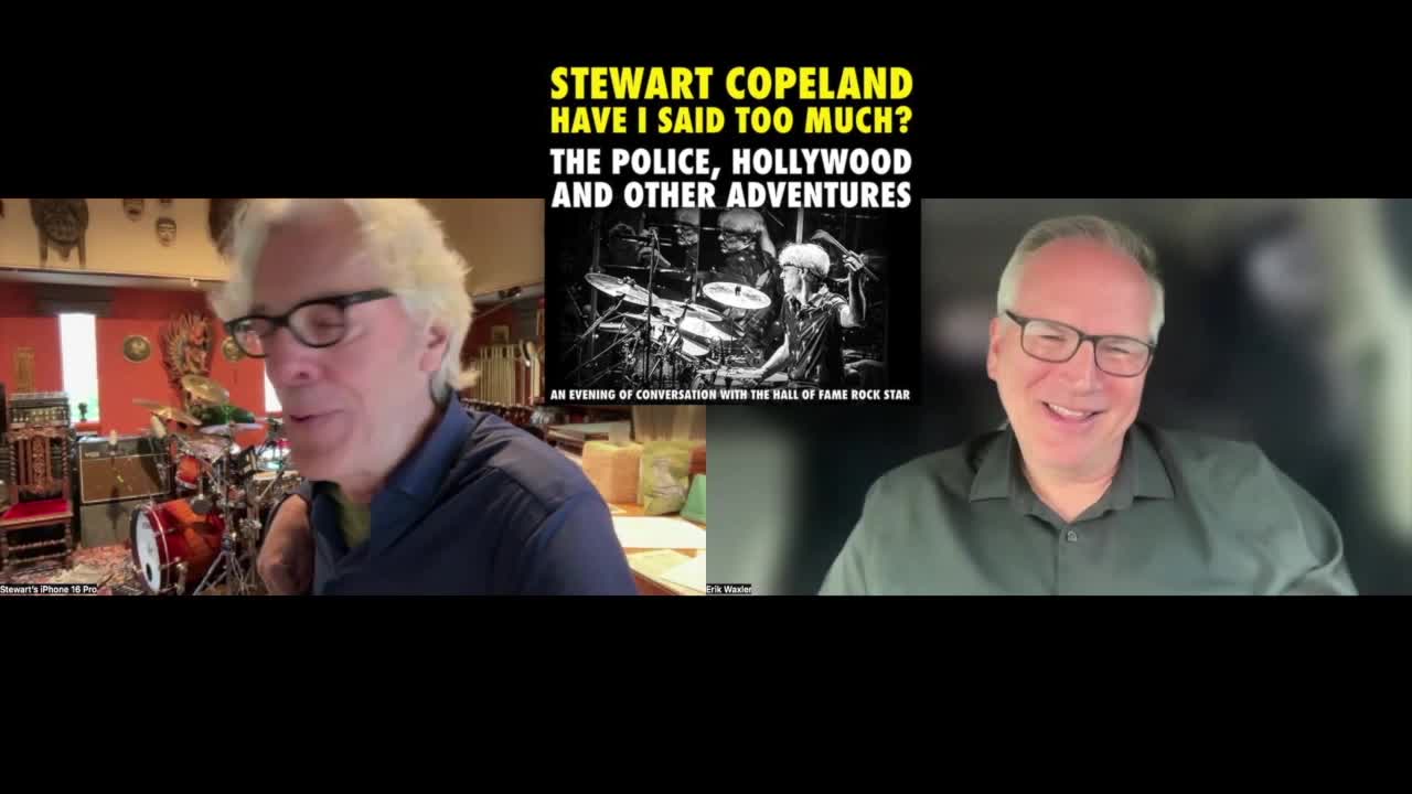 Stewart Copeland brings spoken word tour to Clearwater