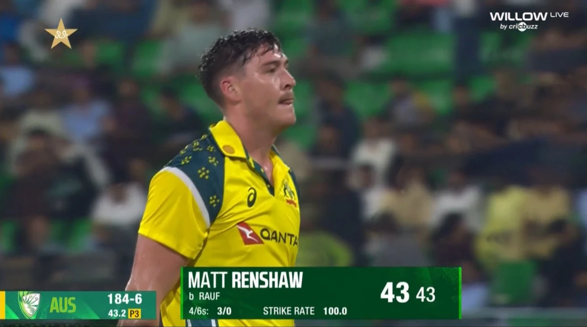 Watch: Timber! Haris Rauf rattles Matt Renshaw's stumps in 2nd ODI ...