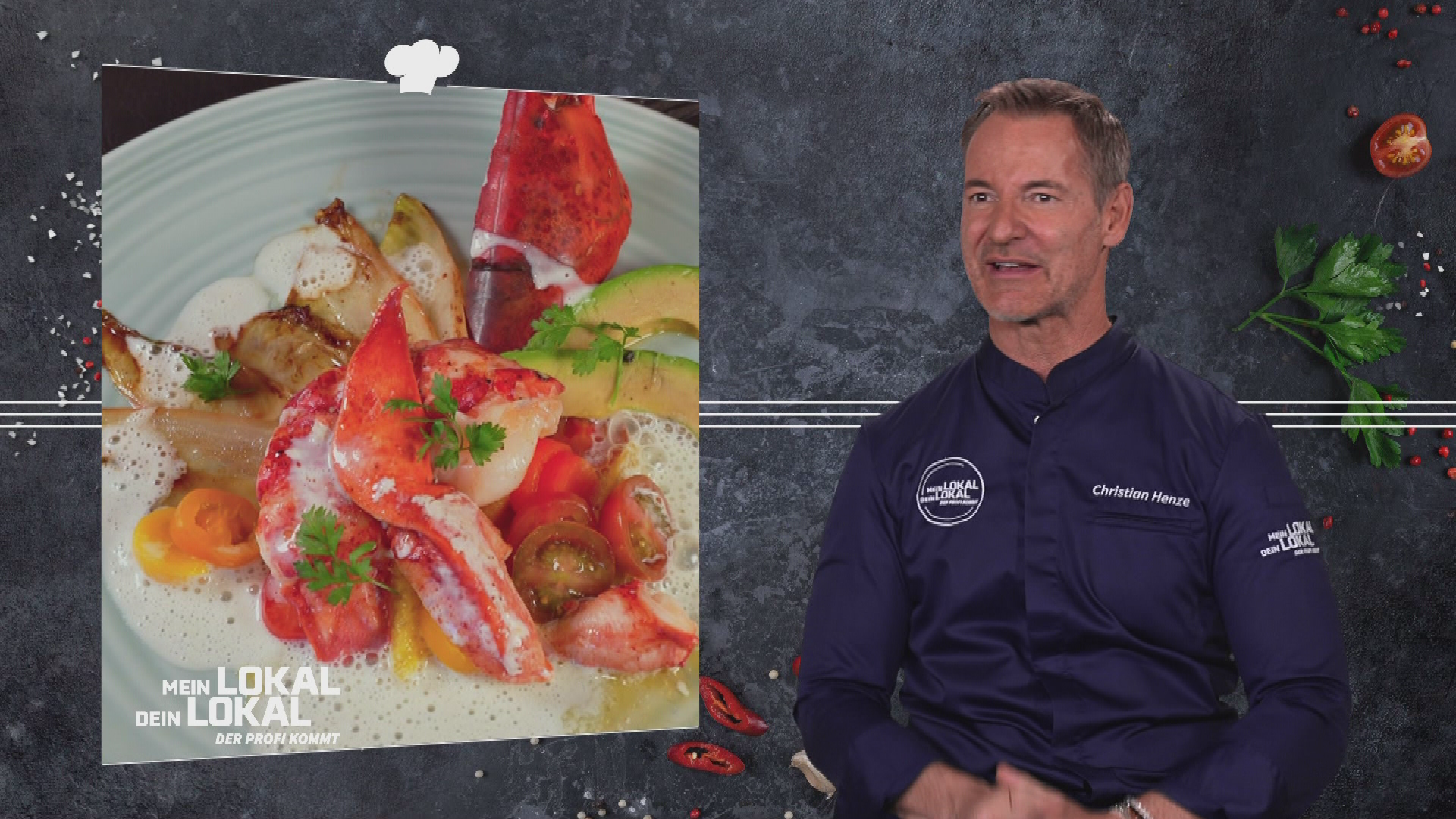 Hummer-Salat als Vorspeise