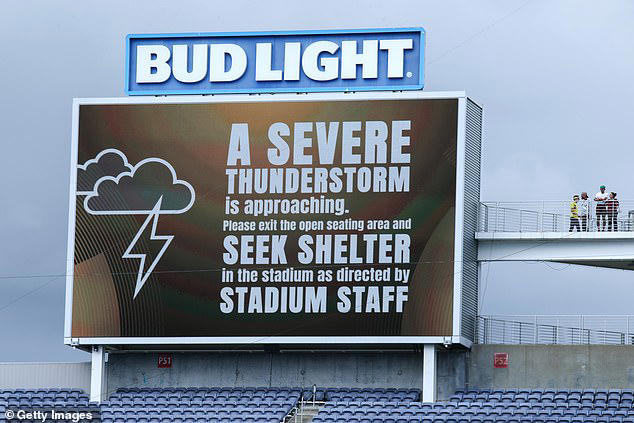 England's World Cup games could be delayed by hours if extreme weather ...