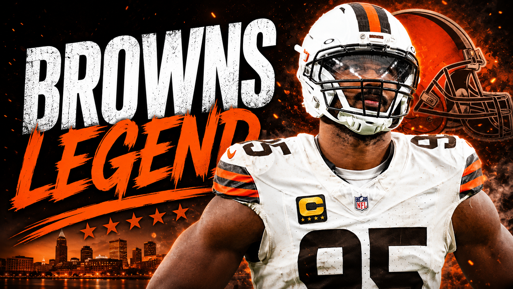 Myles Garrett thanks Browns fans in farewell message