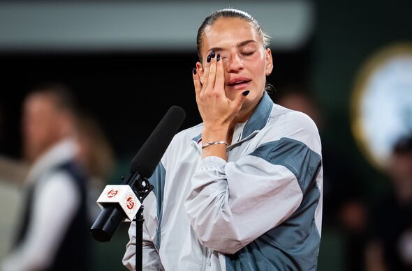 French Open star consoled by interviewer after breaking down in speech