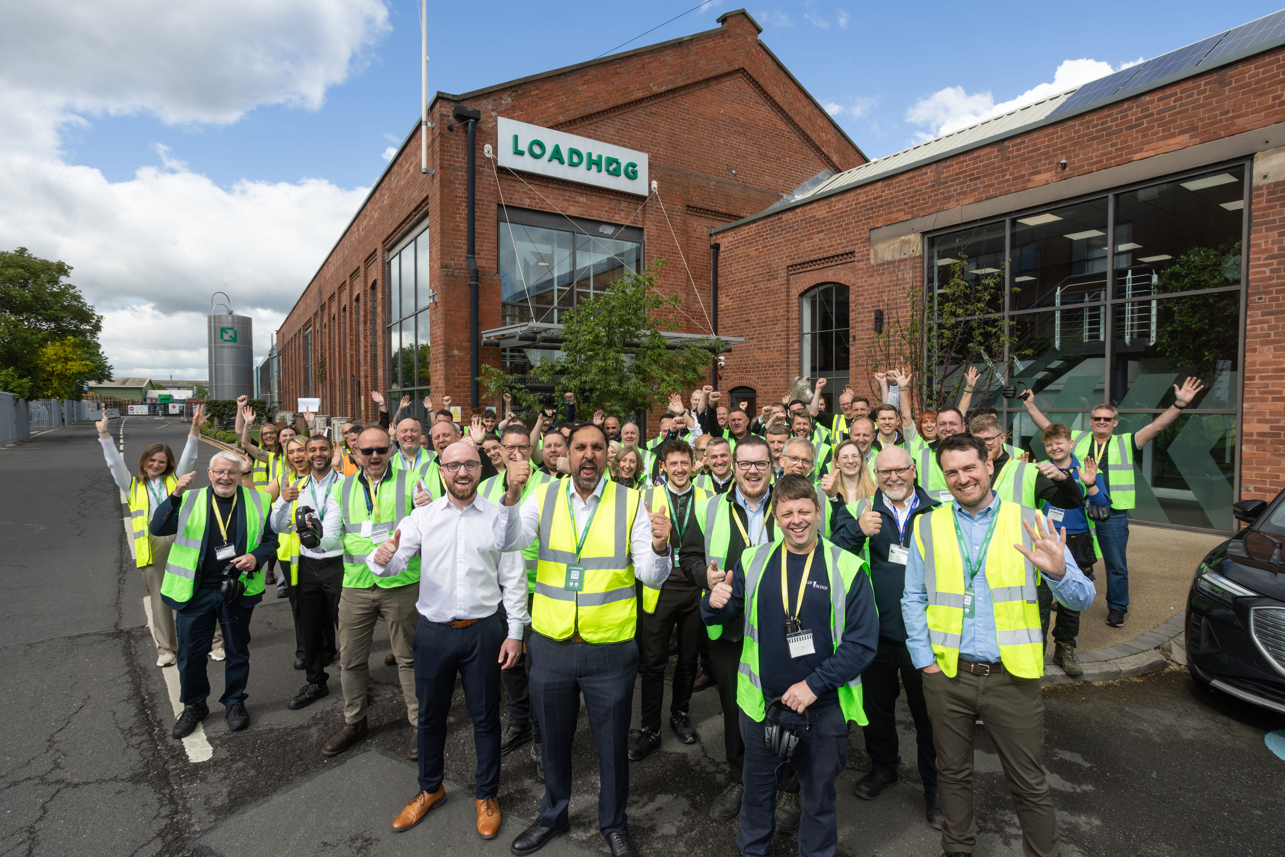 Sheffield firm Loadhog opens doors of factory to celebrate success