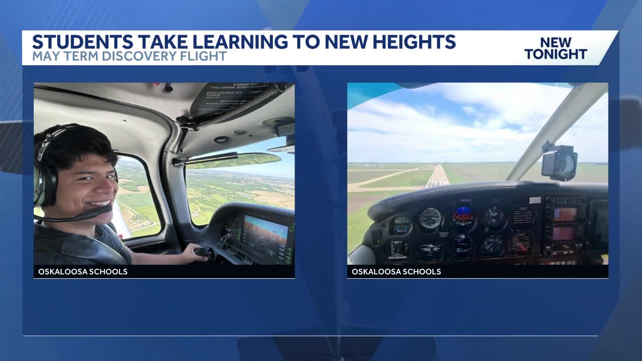Oskaloosa students explore aviation during May Term flights