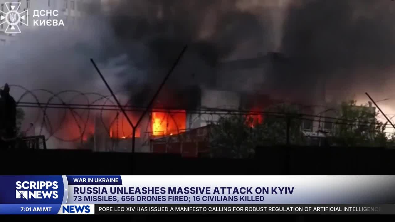 Russia launches deadly attack on Kyiv