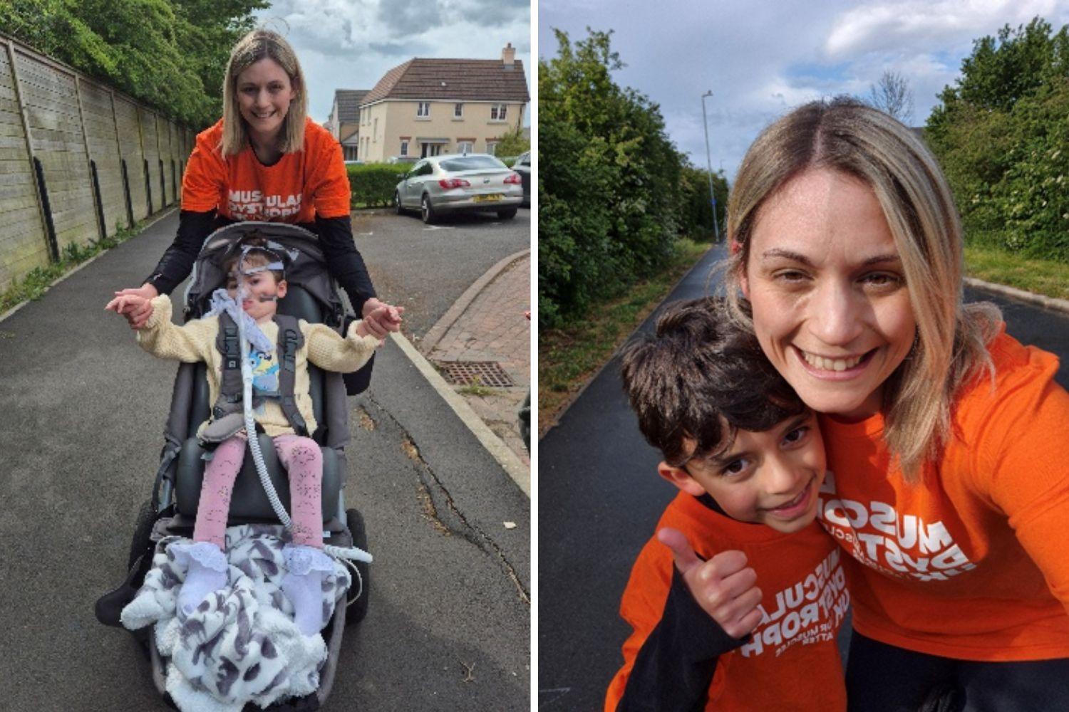 Leighton Buzzard mum smashes 249,000 step charity challenge for daughter, 4