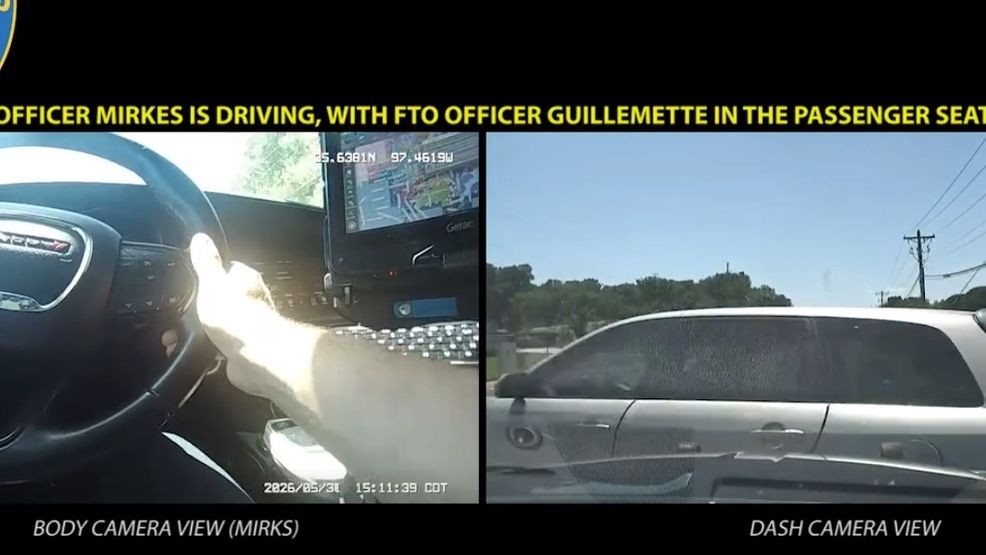 Watch: Edmond police release footage from felony chase