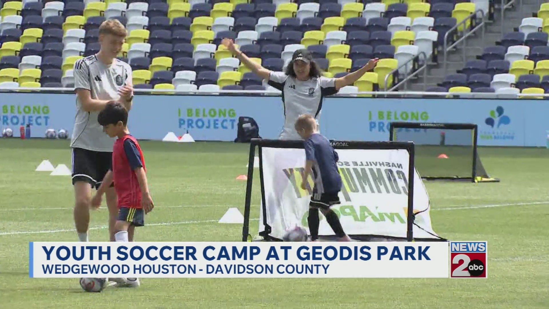 Youth soccer camp begins at GEODIS Park
