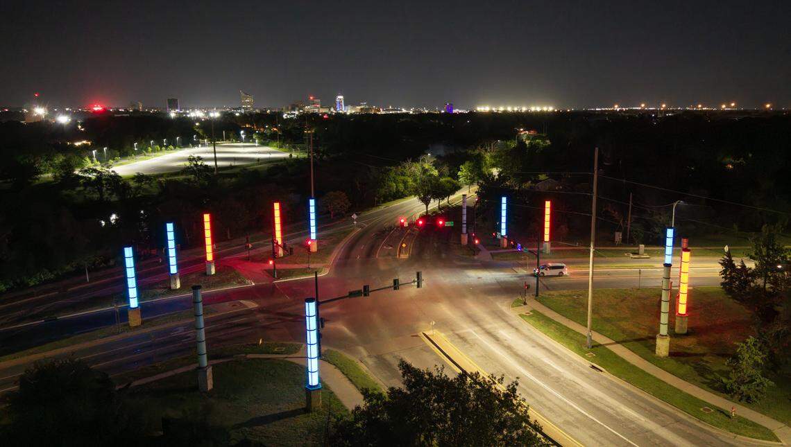 Most neon towers on McLean are glowing again. This fix is temporary