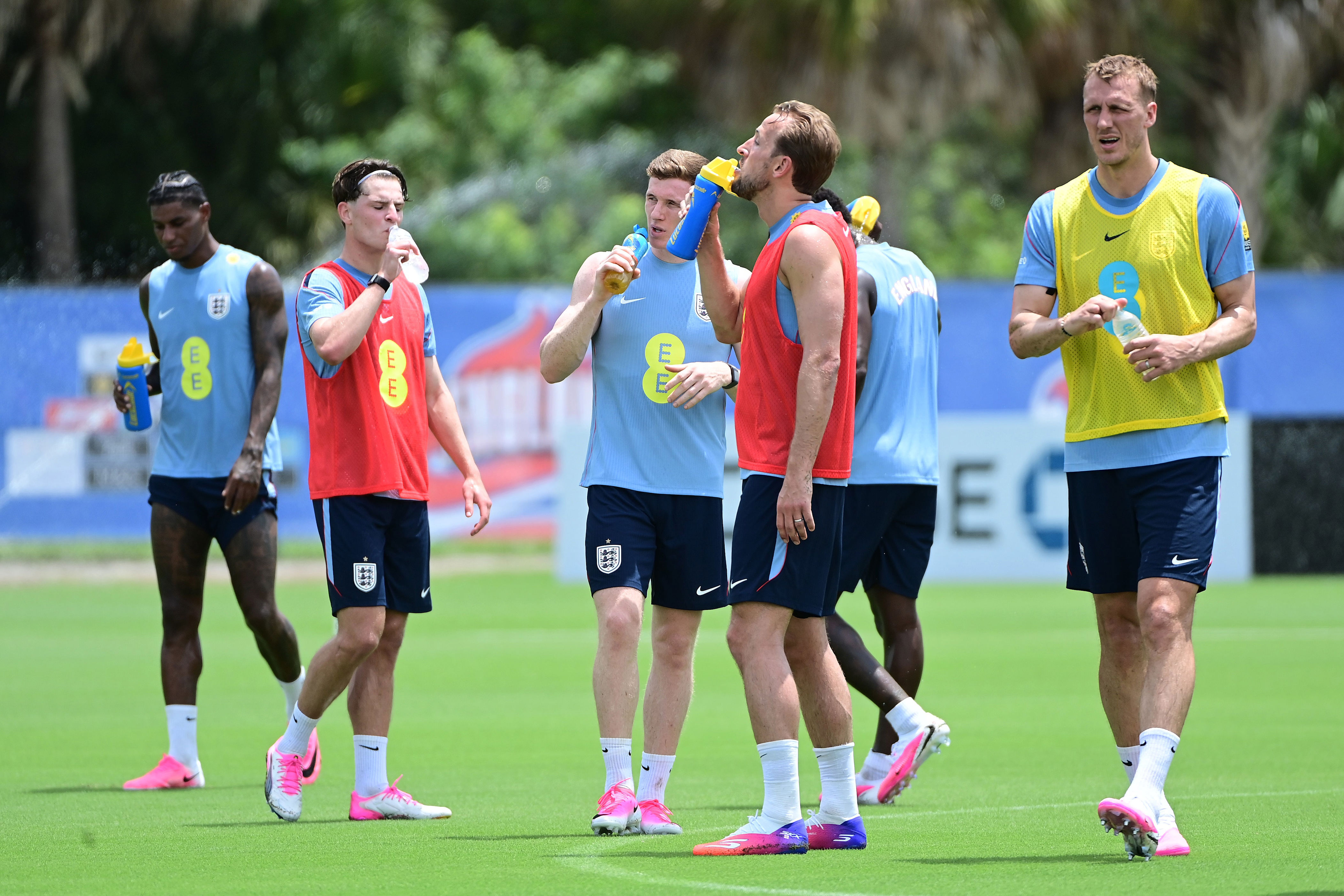 England step up World Cup preparations with first session in US