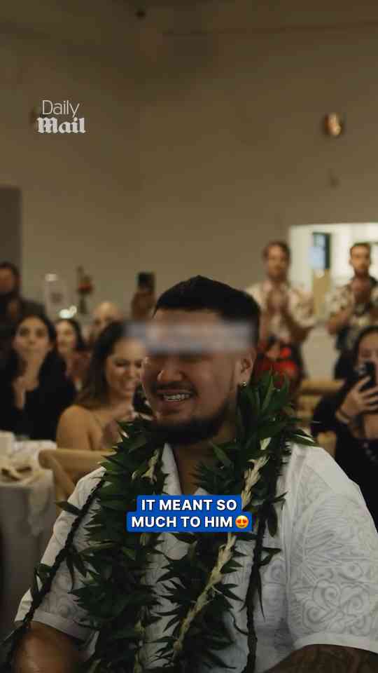 Bride surprises husband with heartfelt hula dance at wedding