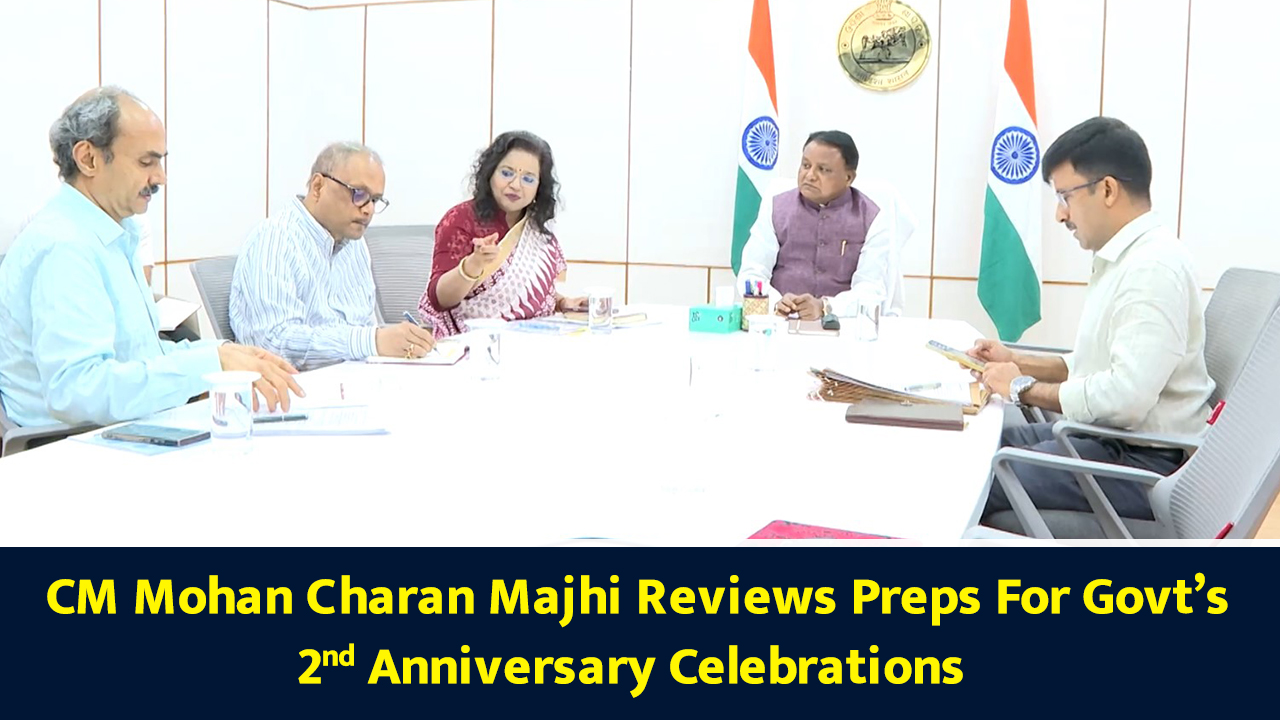 CM Mohan Charan Majhi reviews preps for govt’s 2nd anniversary celebrations