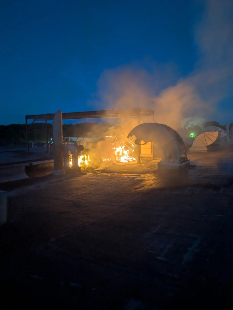 Fire damages paper machine at McKinley Paper Mill in Combined Locks