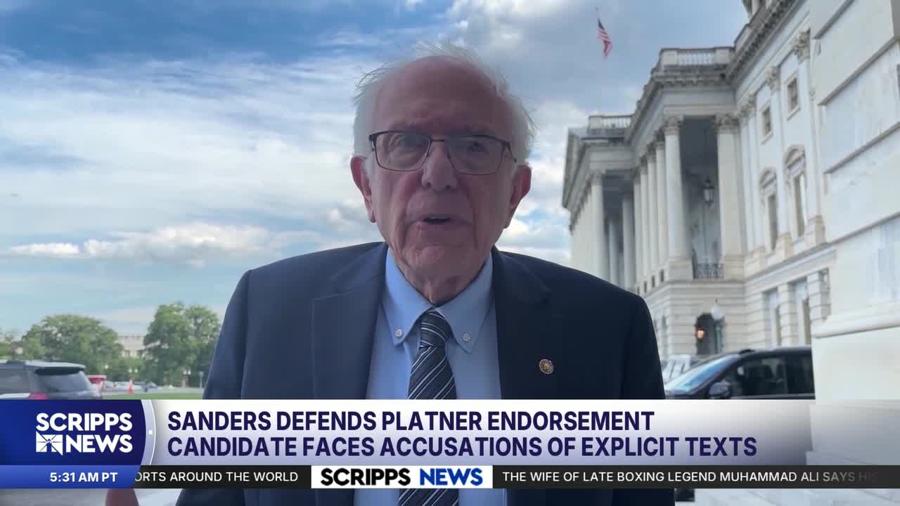 Bernie Sanders backs Platner in Maine Senate race despite sexting scandal
