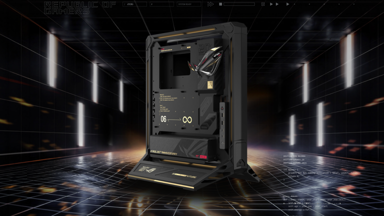 This Asus open-air desktop case looks great. There’s just one problem