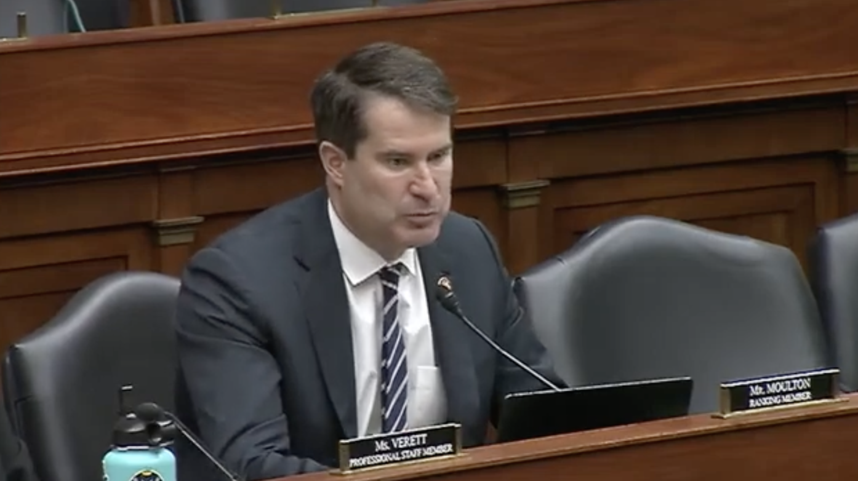 'I don't think that's good enough': Rep. Seth Moulton presses witness ...