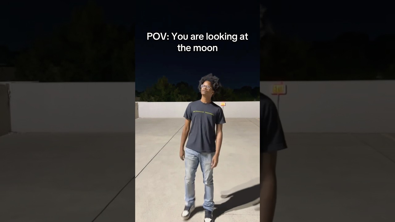 POV: You are looking at the moon 🤨Shorts