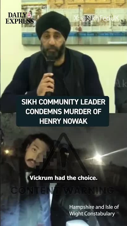 Sikh community leader condemns murder, urges against blaming Sikh community