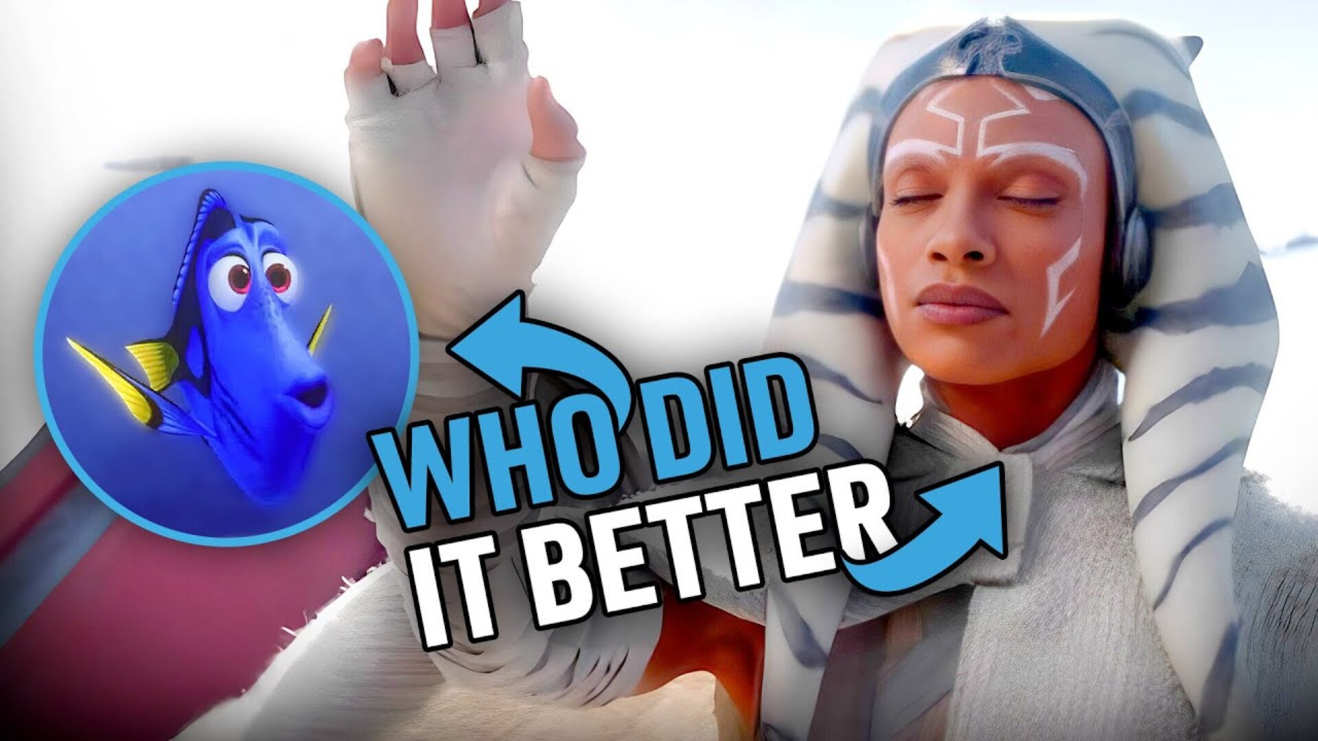 Ahsoka vs Dory from Finding Nemo: Who did the whales scene better?