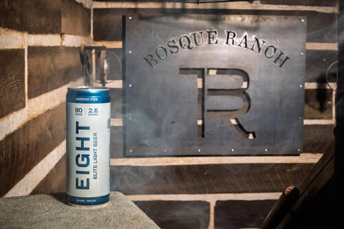 Taylor Sheridan brings EIGHT Elite Light Beer to Bosque Ranch Live