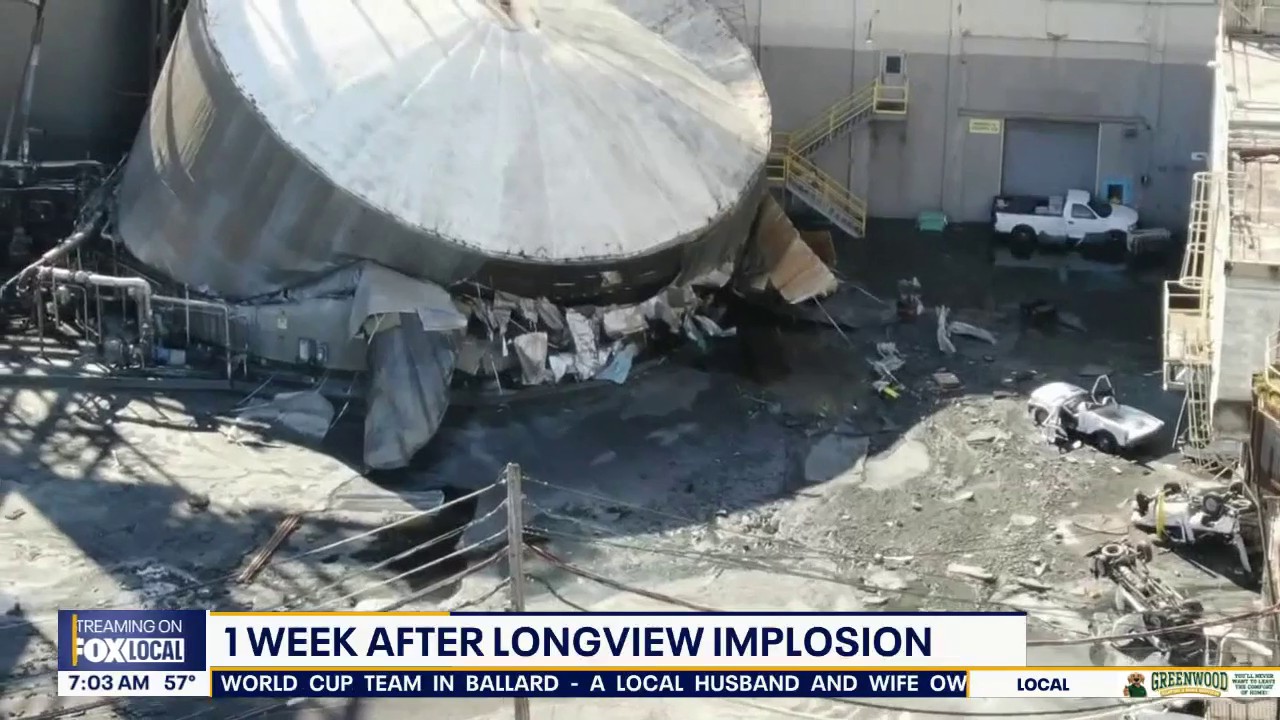 Inspectors enter Longview, WA paper mill to investigate deadly implosion