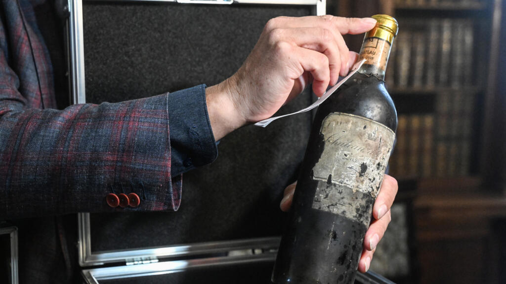 French wine made in late 1890s and hidden under Czech castle lovingly ...
