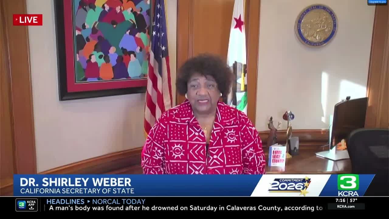 California secretary of state on election day 2026