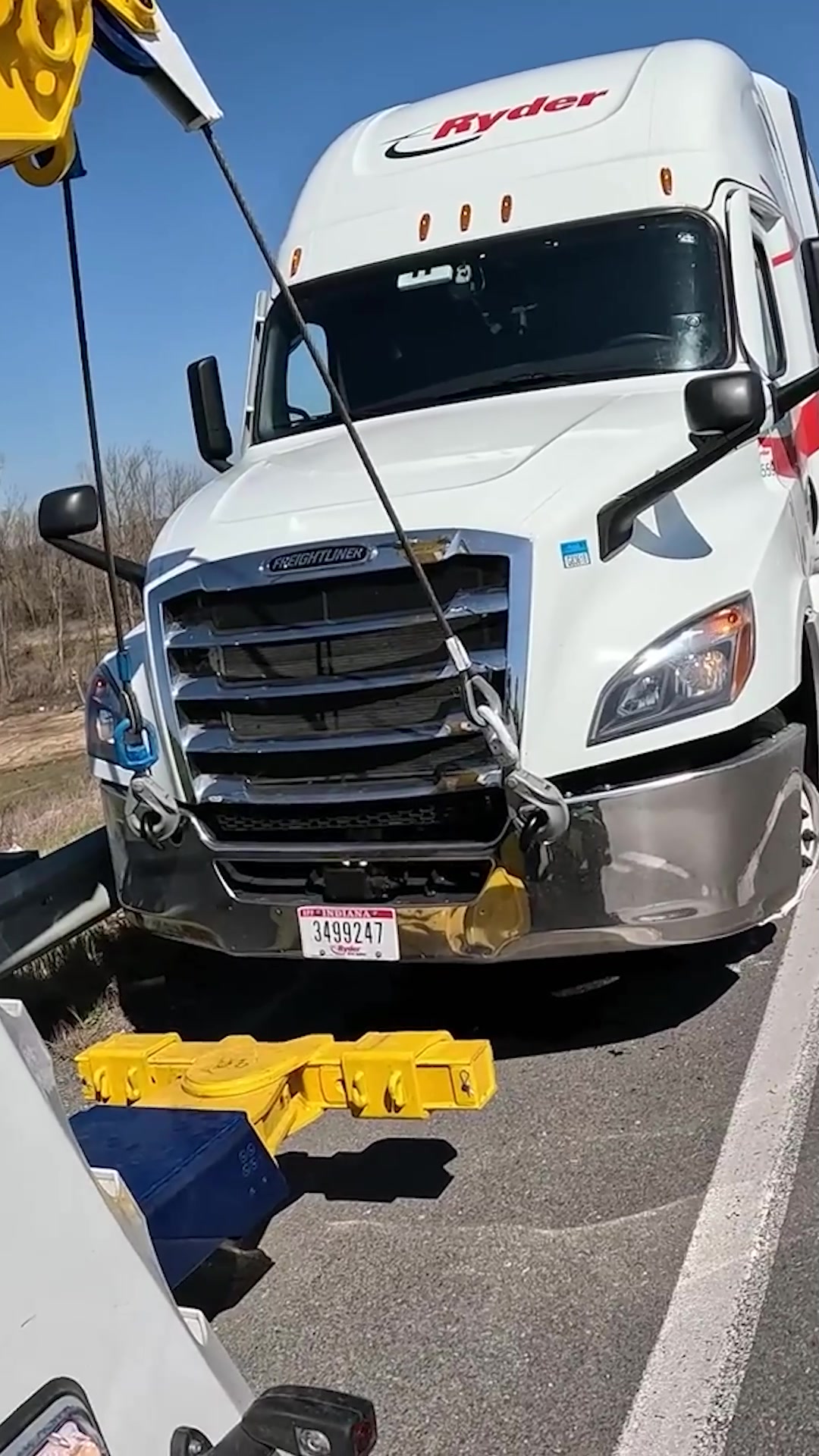 Hooking up a heavy duty semi truck