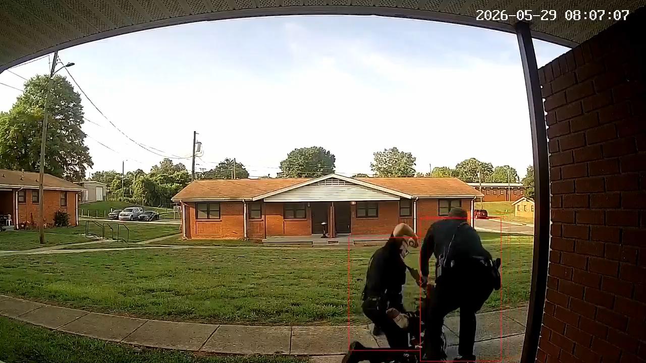 Former North Carolina officer charged in beating caught on doorbell ...
