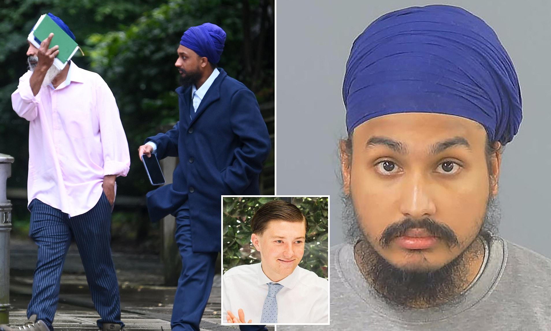 Father of Henry Nowak's killer hides his face as he and son appear in ...