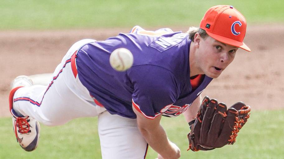 Clemson’s top closer and 2026 saves leader Hayden Simmerson is ...
