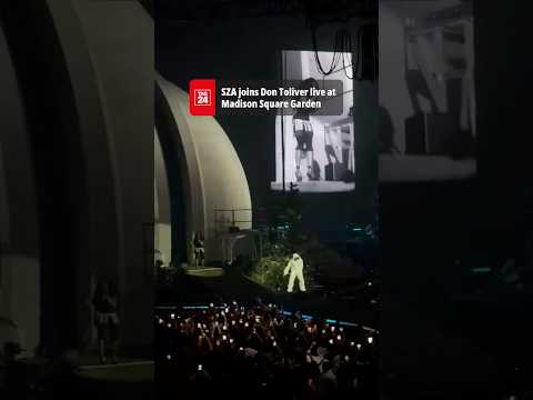 SZA joins Don Toliver live at Madison Square Garden