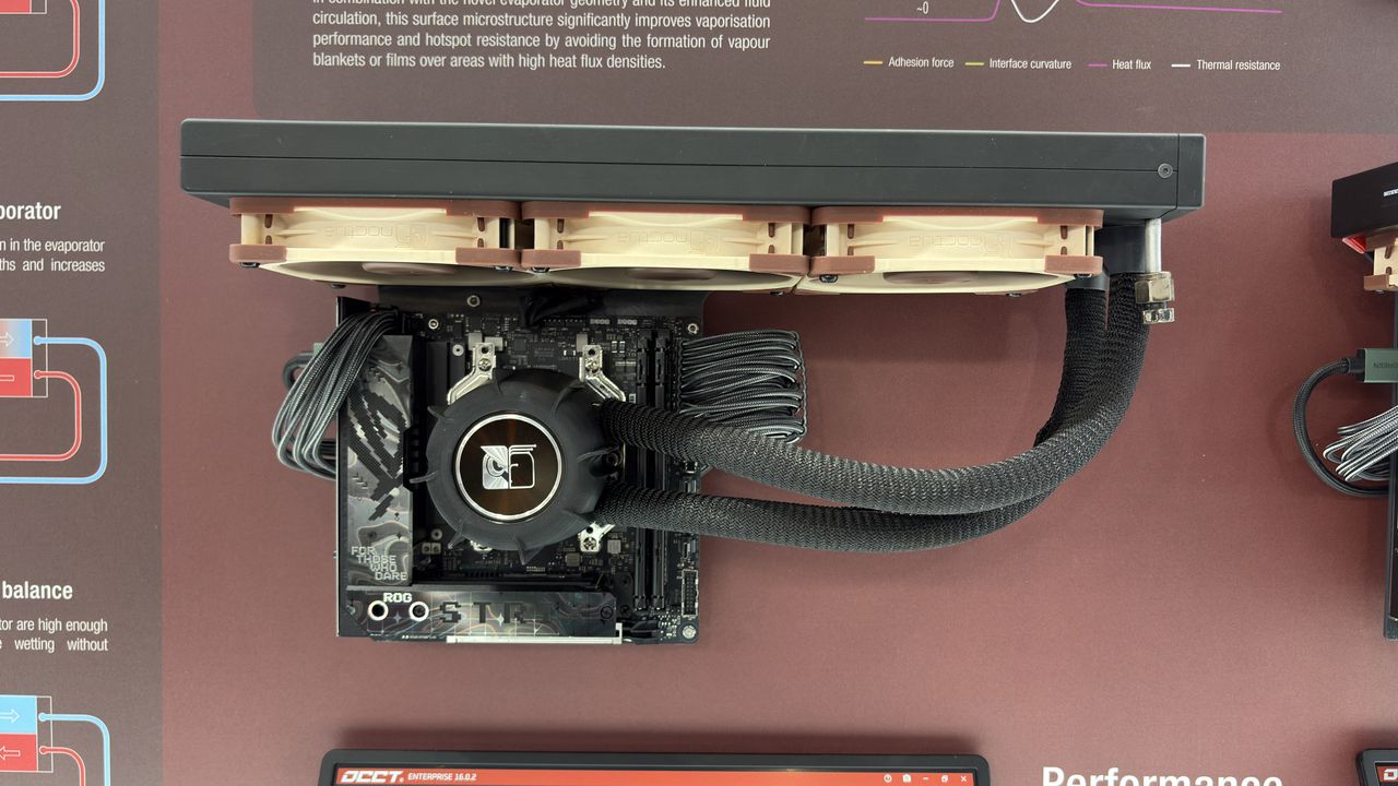 Noctua's pumpless liquid cooler prototype is now 'neck and neck' with a ...