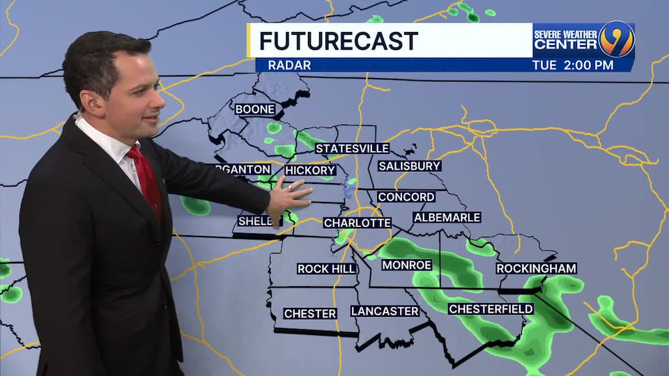 Tuesday afternoon's forecast with meteorologist Joe Puma
