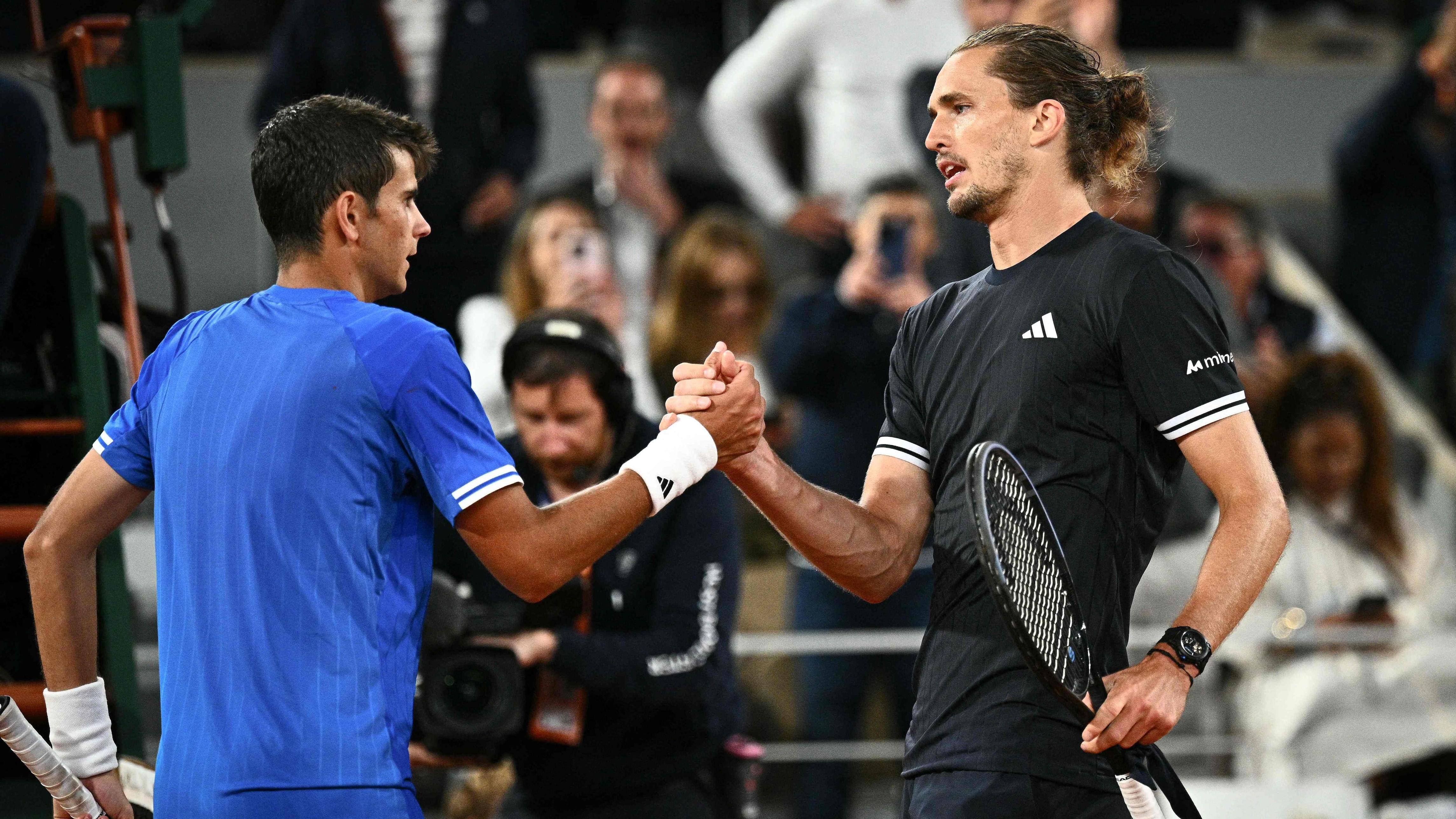 French Open: Alexander Zverev ends Rafael Jodar's run as Marta Kostyuk ...