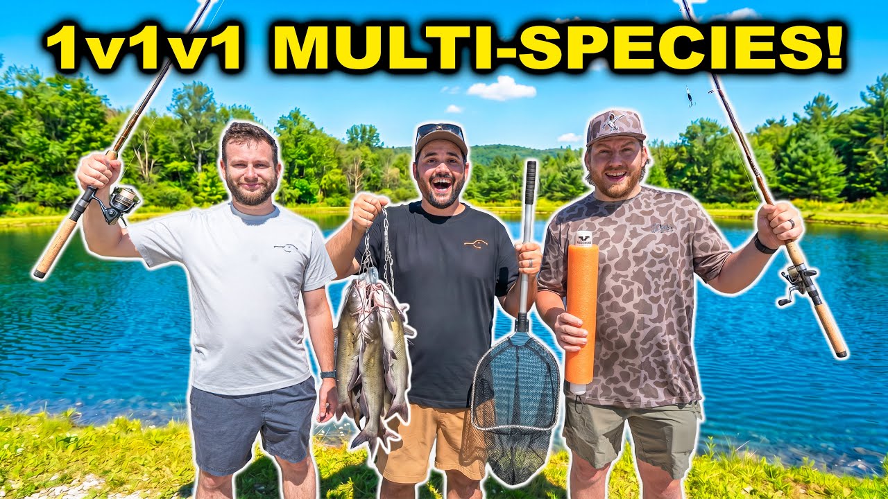 1v1v1 multi-species road trip catch clean cook challenge