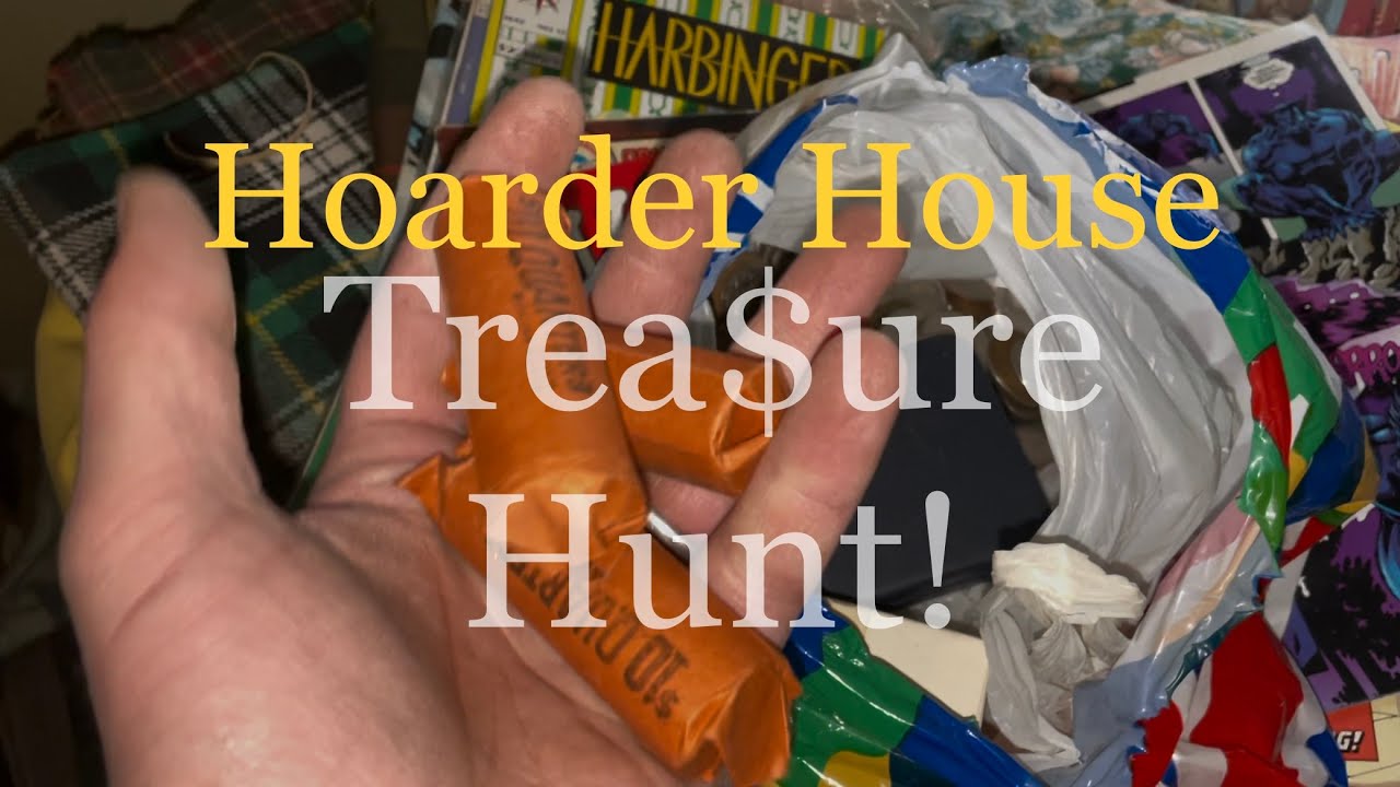 Treasure hunting inside a packed hoarder house