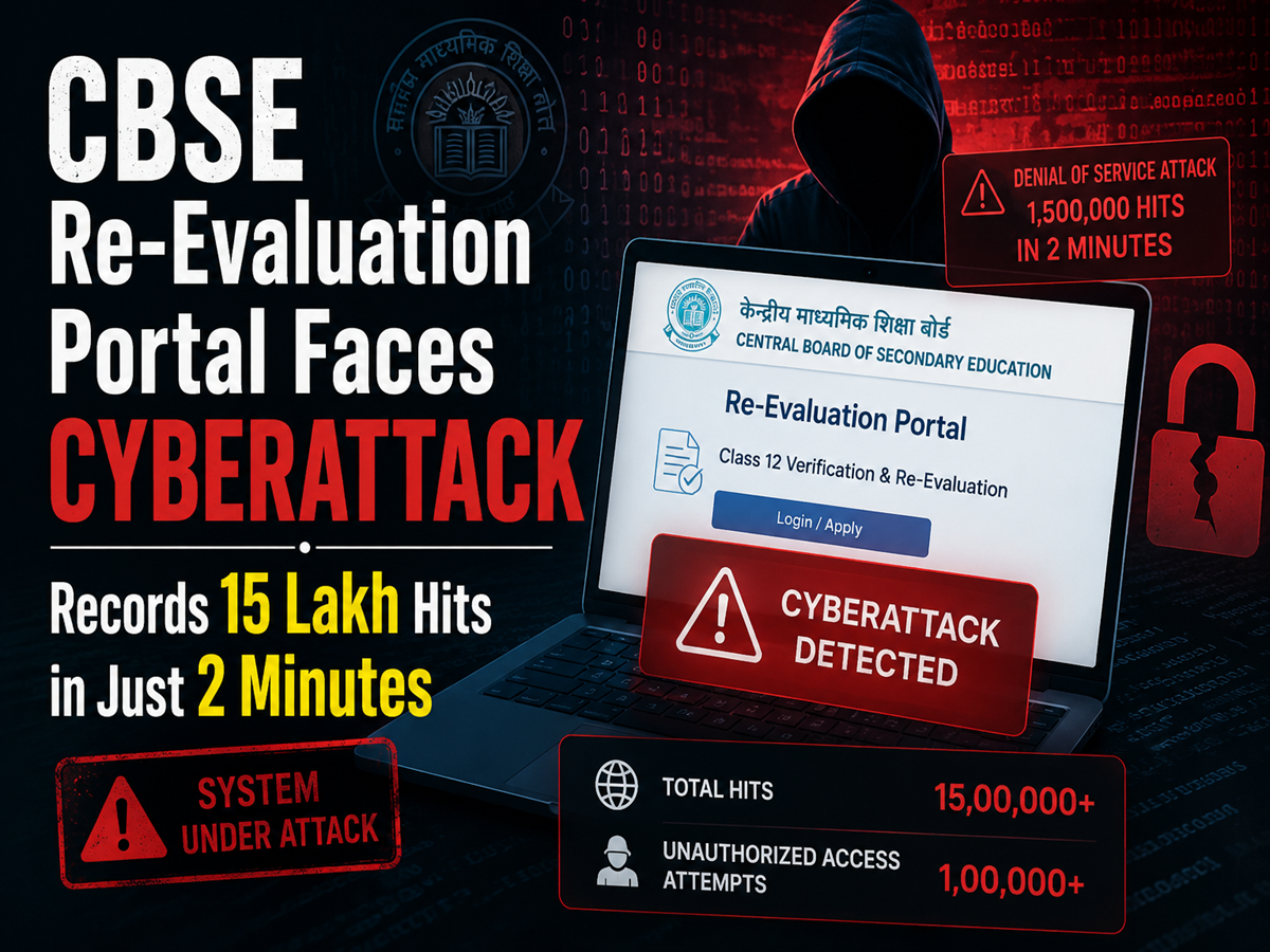CBSE re-evaluation portal faces cyberattack hours after launch, records ...
