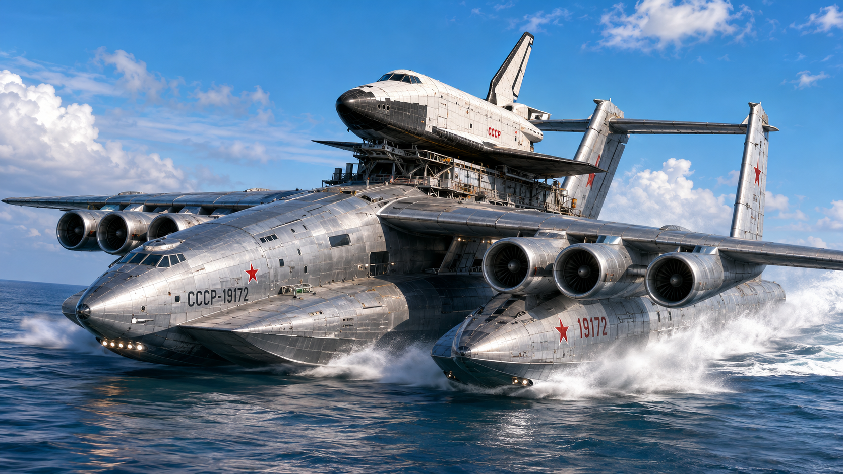 The Soviet sea monster designed to launch a space shuttle from the ocean