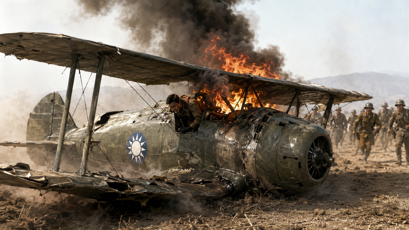 The first American ace of WW2 lost his face fighting for China