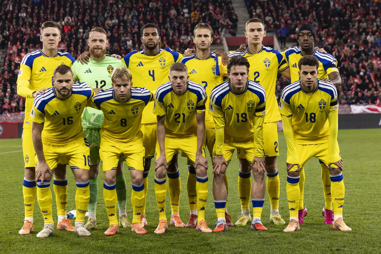 Schweden an der Fussball-WM 2026: Kader, Spielplan und Resultate