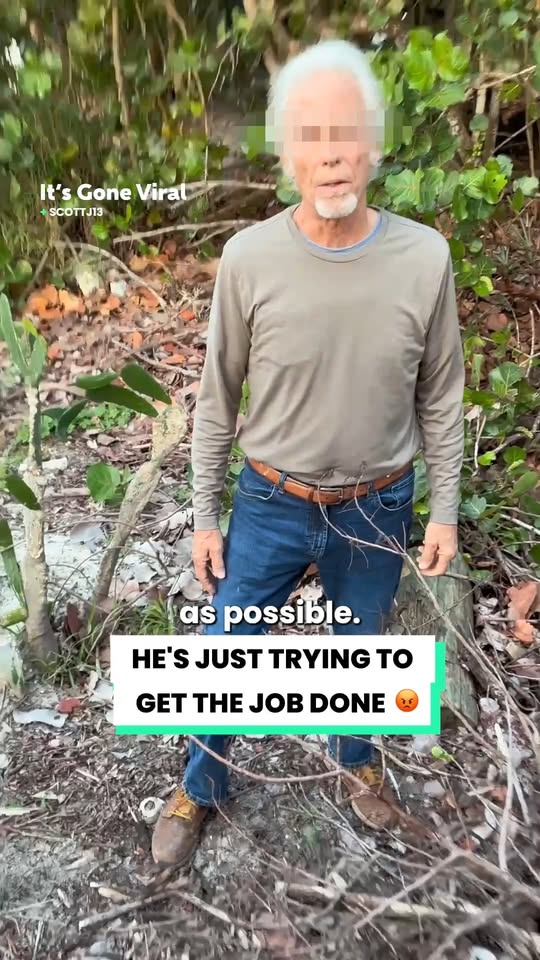 He's only trying to do his job